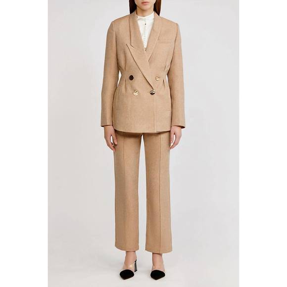 Acler | Jackets & Coats | New Acler Esso Blazer In Khaki | Poshmark